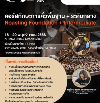 SCA Roasting Foundation + Intermediate Course